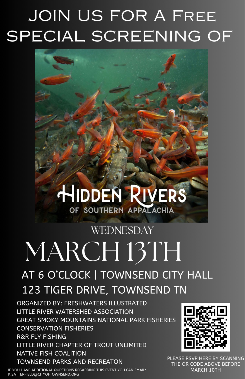 "Hidden Rivers" Screening - City of Townsend, TN